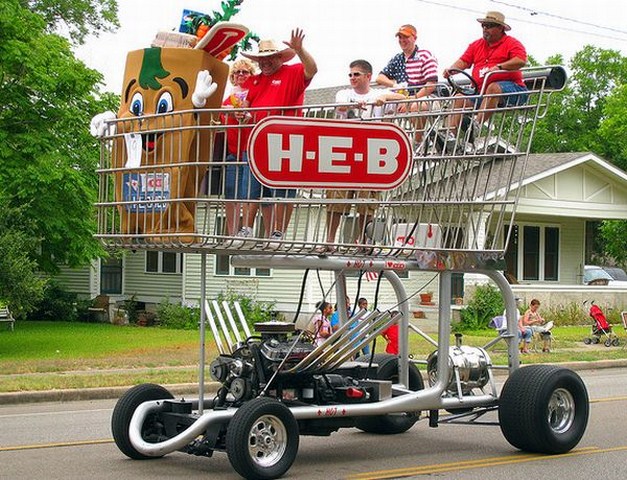 Here comes the big daddy of all the shopping carts on wheels! | BYFFER